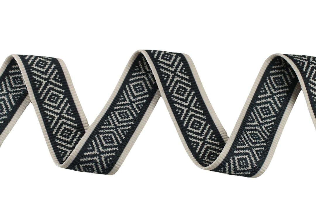 Ethnic Pattern Webbing, 2 Inches Canvas Webbing, 50mm Colorful Trim ...