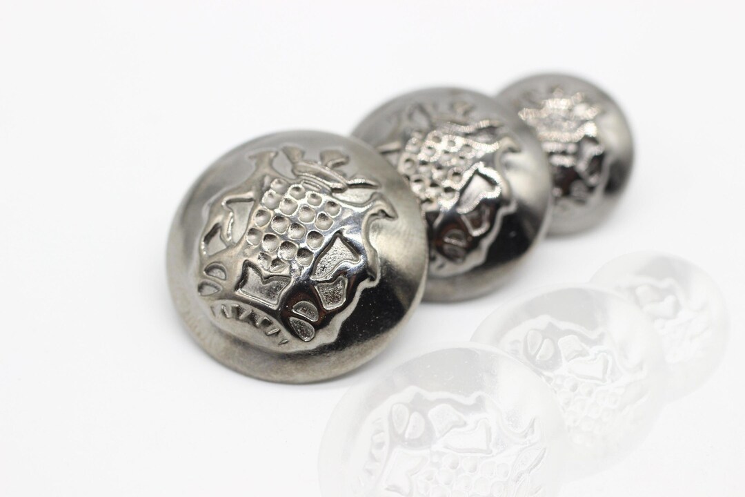 Black Metal Buttons, Kingdom Buttons, Twin Horse Buttons, Dome Buttons ...