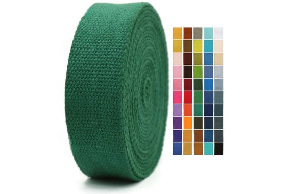 1 1 2 Inches Cotton Webbing 100 Cotton 50 Colors 1.5 Inch 38mm Heavy Duty Cotton Webbing for Sewing Straps Climbing Indoor 11344 Etsy Ireland