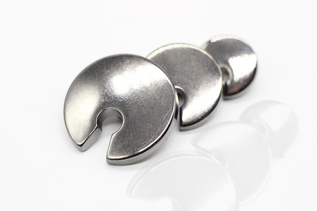 Black Metal Buttons, Class Metal Buttons, Black Button, Round Buttons ...