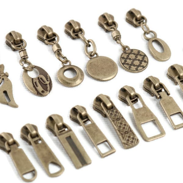 Metal Zipper Pulls - Etsy