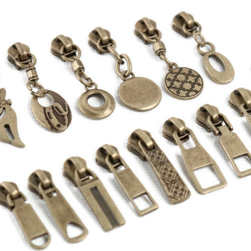 Metal Zipper Pulls - Etsy