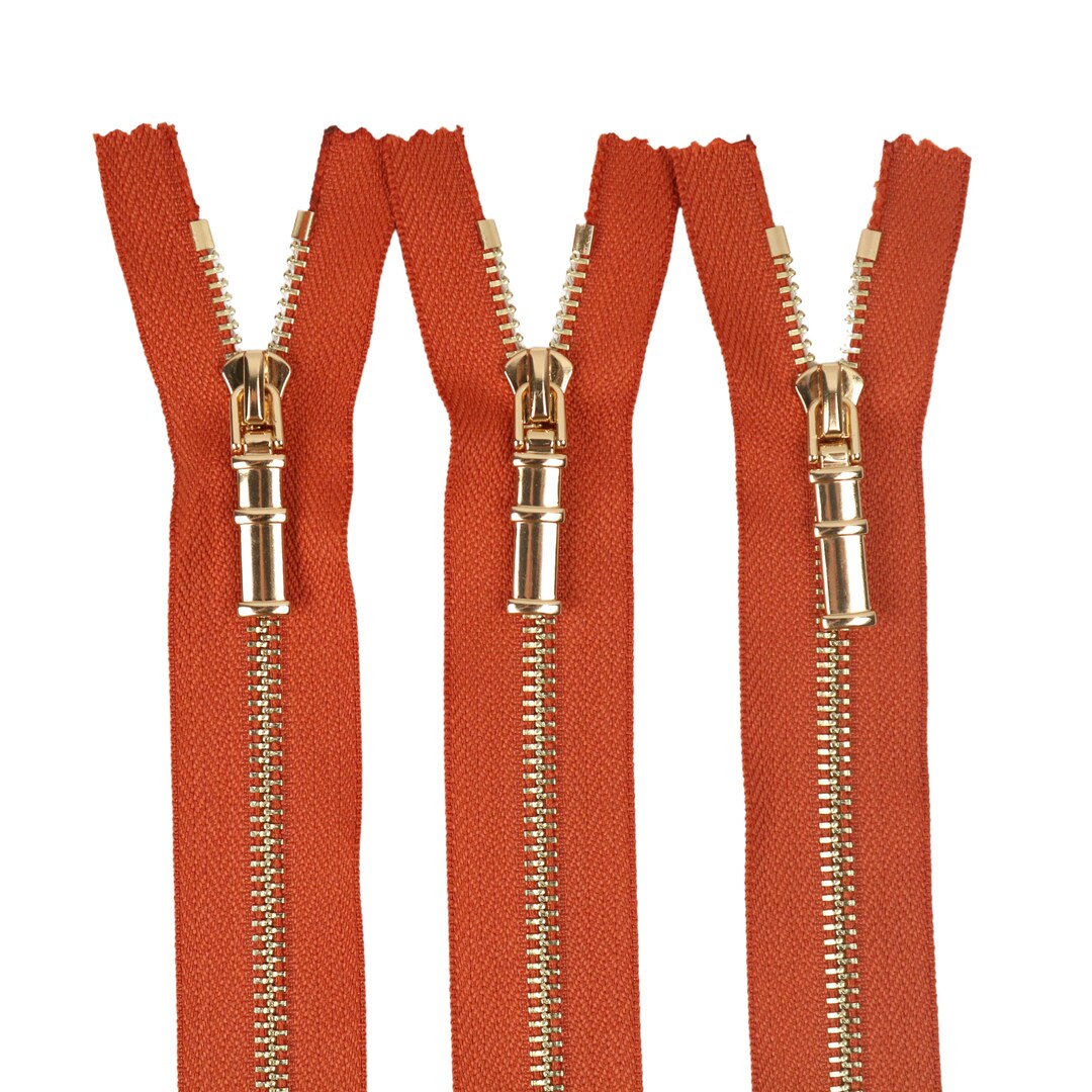 Metal Zipper Tip#5 Pomegranete | 1pack of 5pcs | 6 Inch-40 Inch Size ...