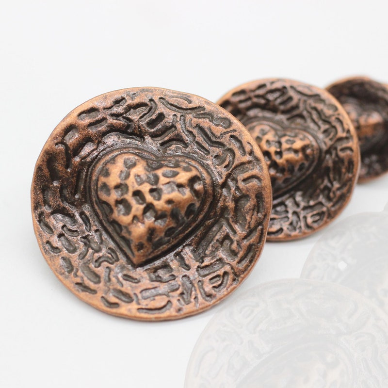 Copper Buttons - Etsy