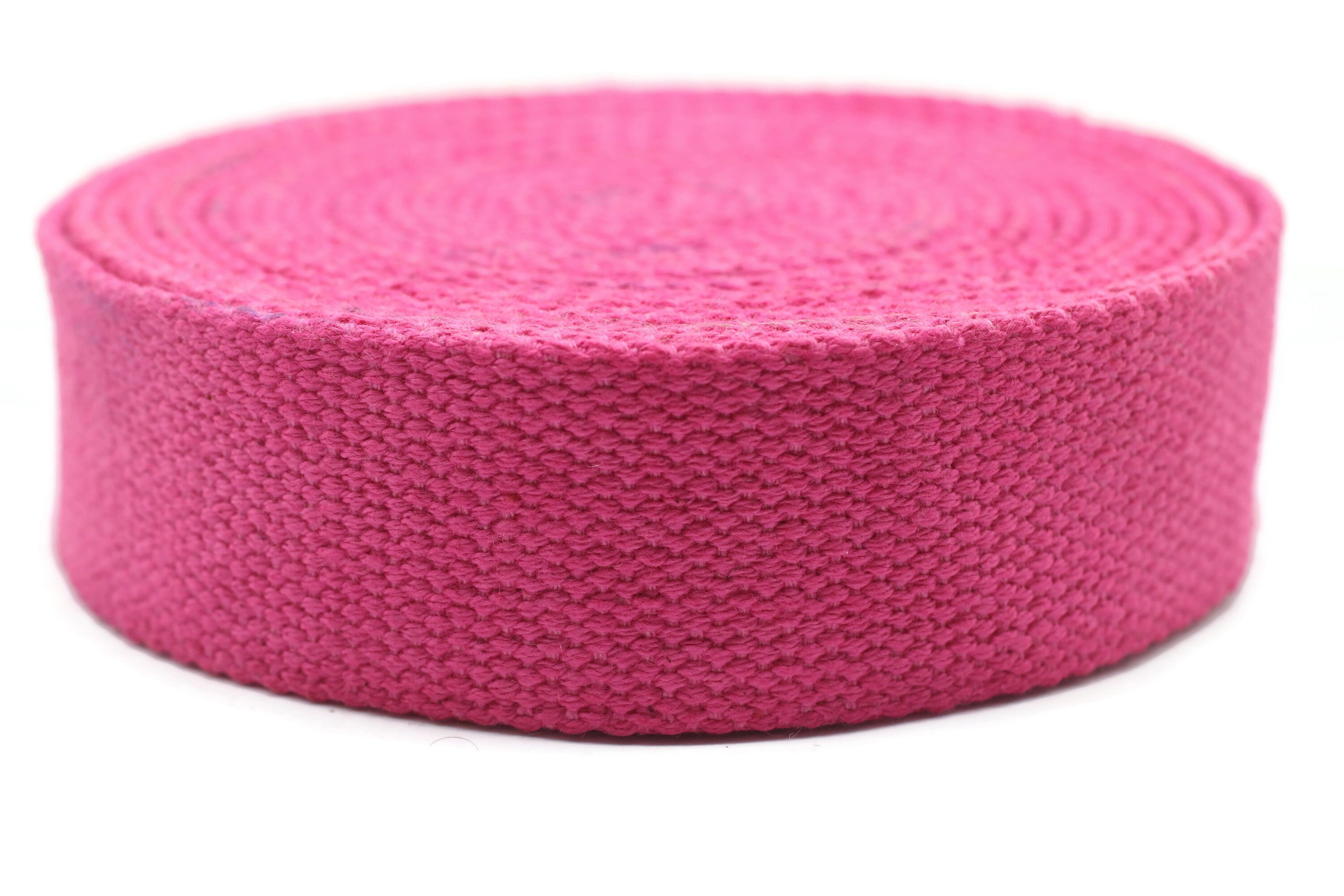 Cotton Webbing 25mm, 32mm, 38mm Pink Webbing by the Yard, Webbing ...