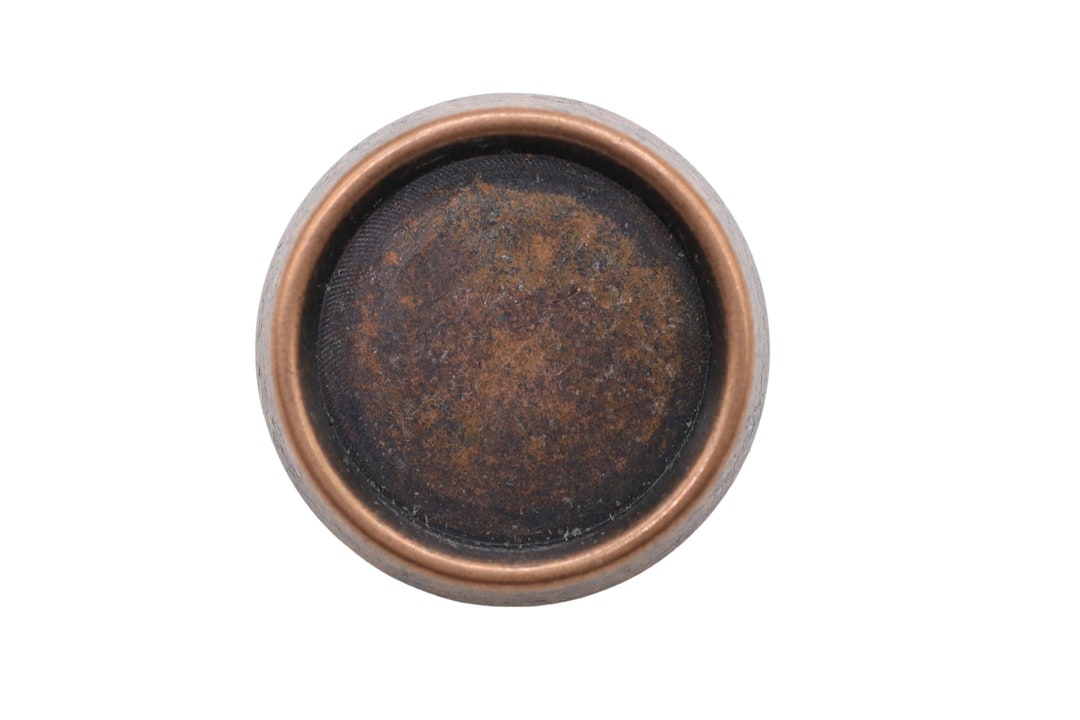Flat Metal Buttons Copper Metal Buttons Round Buttons for - Etsy