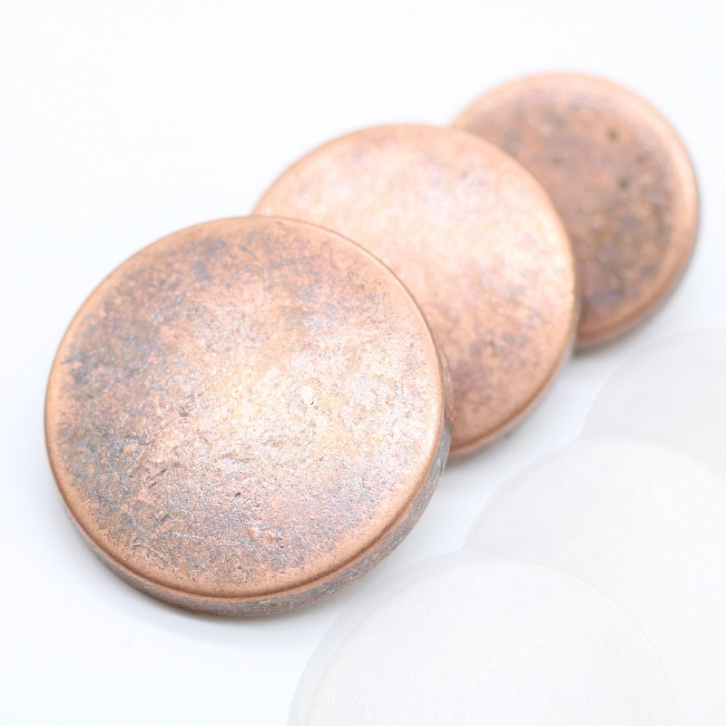 Copper Buttons - Etsy
