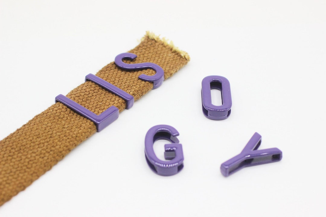 Sliding Violet Letters, A-Z Alphabet Buckle, Slide Alphabet Buckle ...