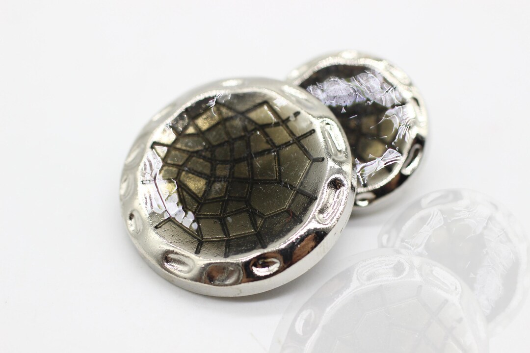 Silver Metal Buttons, Filling Metal Buttons, Silver Buttons, for Your ...