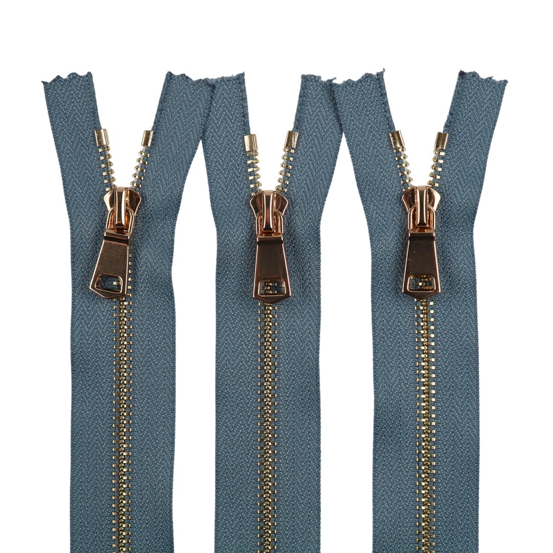 Metal Zipper Tip#5 Teal Blue | 1pack of 5pcs | 6 Inch-40 Inch Size ...