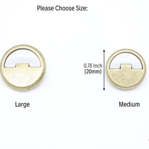 Antique Class Metal Buttons, Bronze Metal Buttons, Bronze Button, Round ...