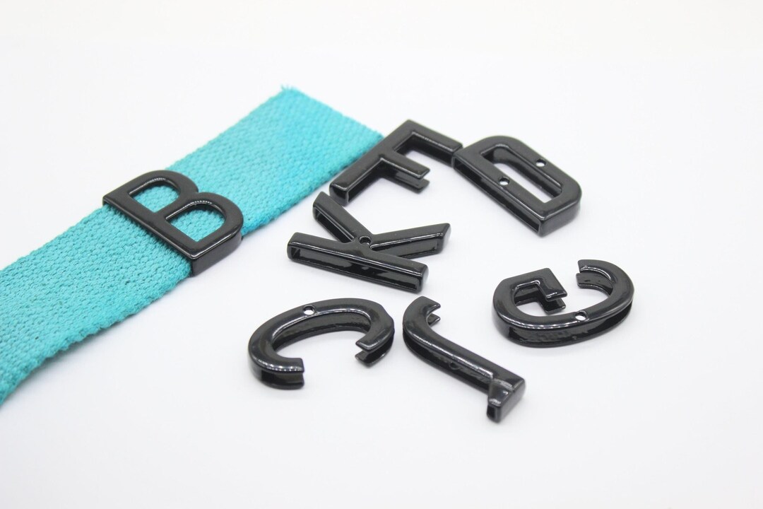 Sliding Letters Buckle, A-Z Alphabet Buckle, Slide Alphabet Buckle ...