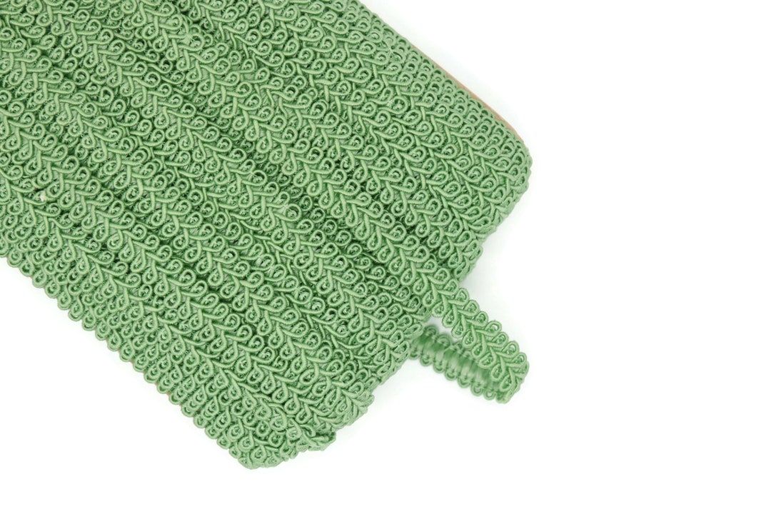 Olive Green Gimp Braid Trim, Upholstery Lace, Braided Cord, Gimp Cord ...