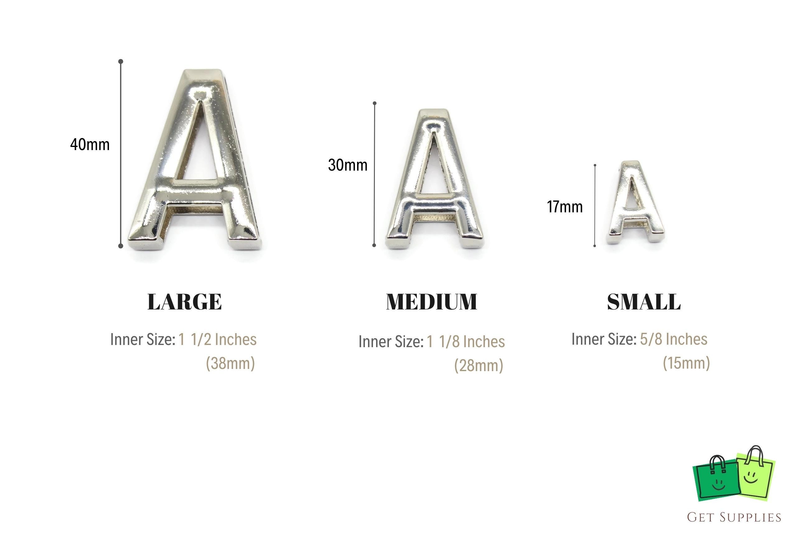 Sliding Letters Buckle, A-Z Alphabet Buckle, Slide Alphabet Buckle ...