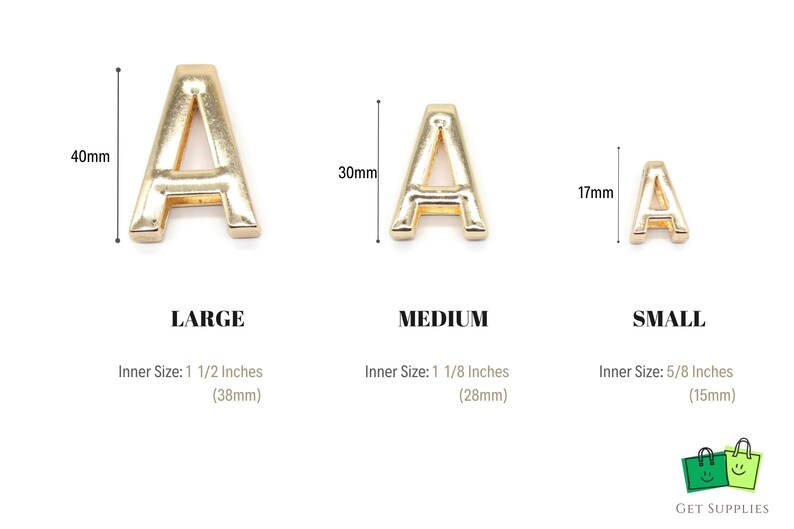 Sliding Letters , A-Z Alphabet Buckle, Slide Alphabet Buckle, Long ...