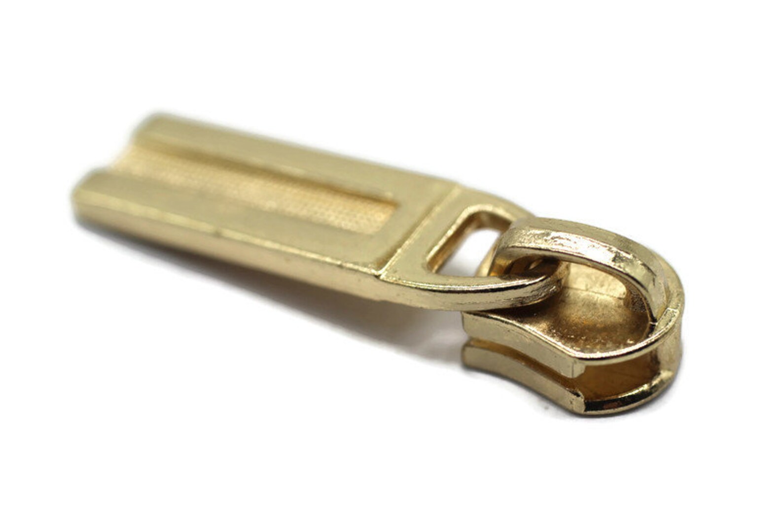Shiny Gold Plated Zipper Pull 5 Zipper Cover With Metal Gear - Etsy