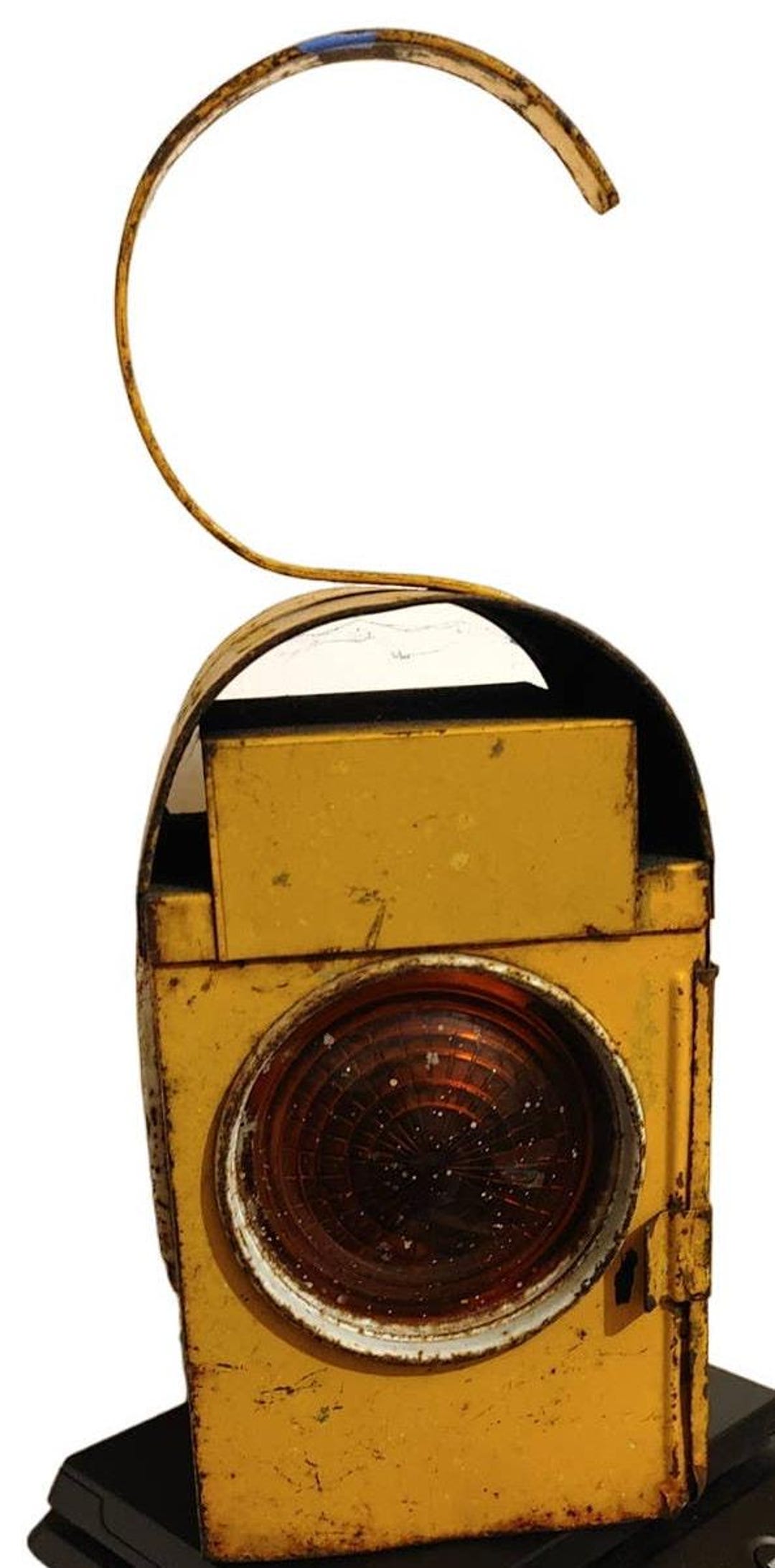 Vintage Chalwyn Kerosene Lantern Rail Made in England Greenham Yellow ...