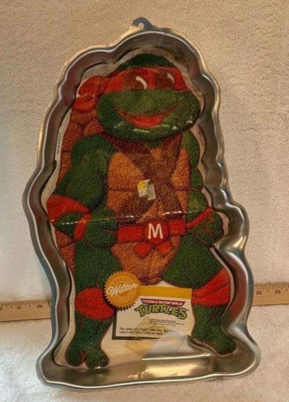 Vtg 1989 Wilton Teenage Mutant Ninja Turtles Cake Pan W/ Insert ...