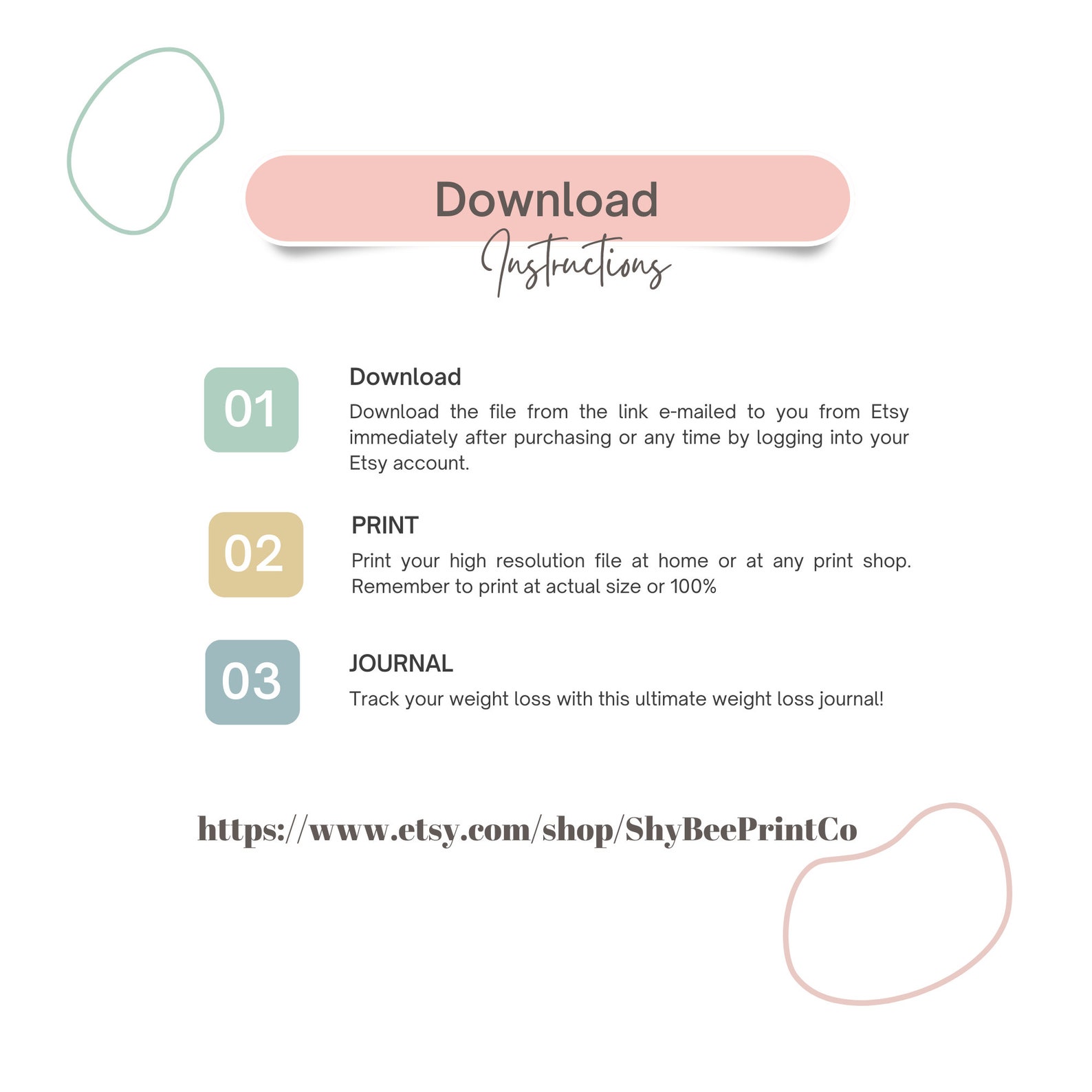 Printable Weight Loss Tracker Journal, Weight Loss Progress, Meal ...