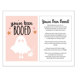 You've Been Booed Printable, You've Been Booed Kit, Halloween Boo Kit ...