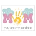 Mother's Day Handprint Gift Art, Printable Handprint Art for Kids, You ...