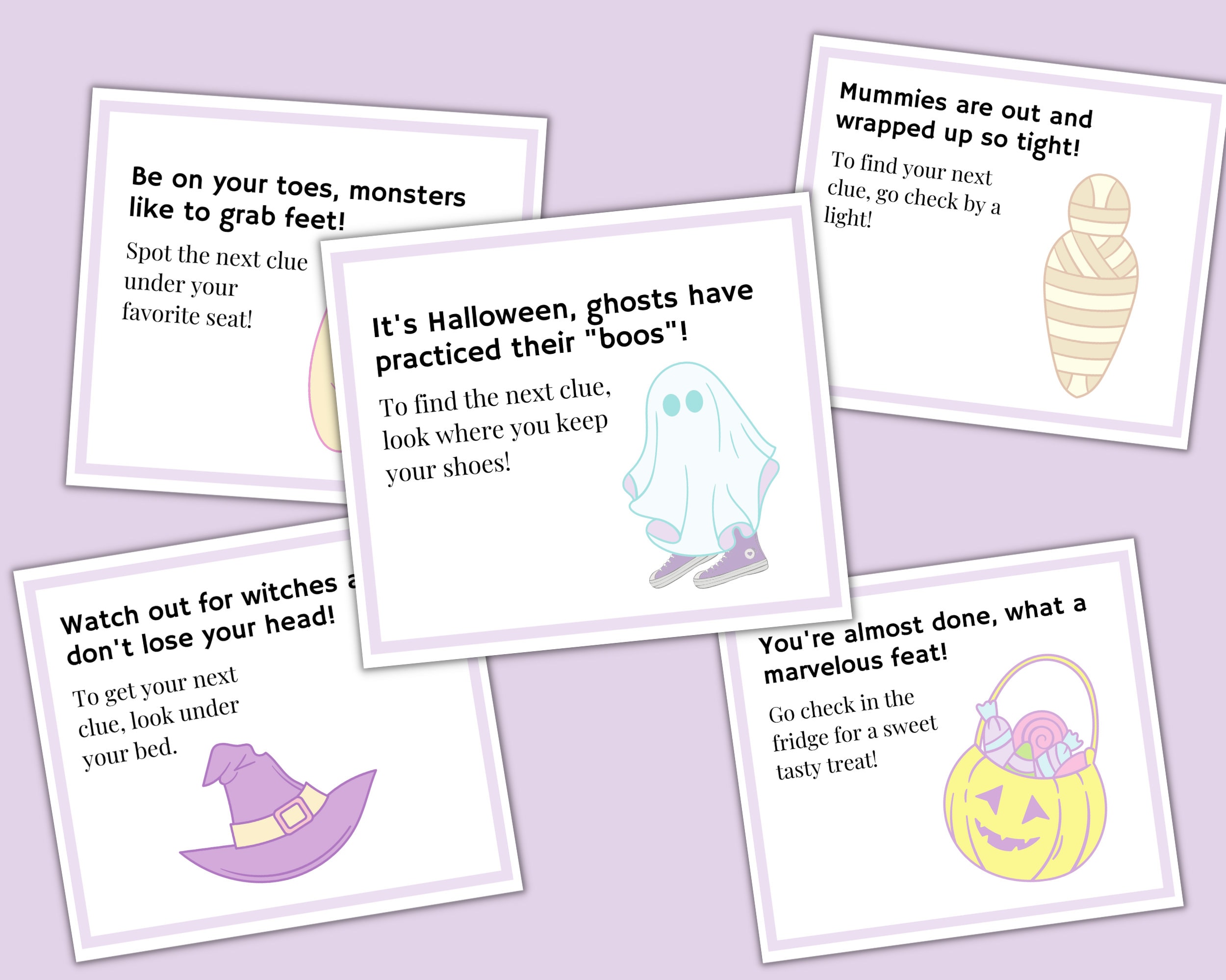Halloween Scavenger Hunt Printable, Indoor Halloween Scavenger Hunt ...