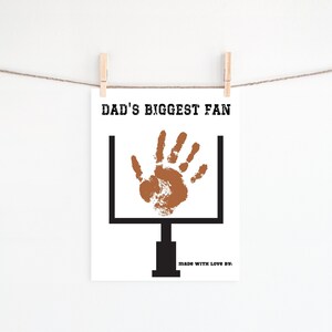 Father's Day Handprint Craft, Printable Father's Day Craft, Father's ...