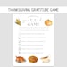 Thanksgiving Gratitude Game, Thanksgiving Party Game, Friendsgiving ...