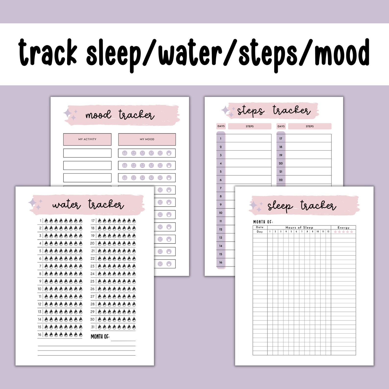 Printable Weight Loss Tracker Journal, Weight Loss Progress, Meal ...