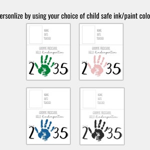 Goodbye Preschool Handprint Craft Preschool Graduation | Etsy