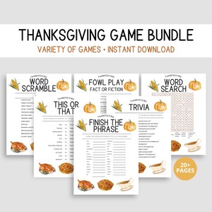 Thanksgiving Gratitude Game, Thanksgiving Party Game, Friendsgiving ...
