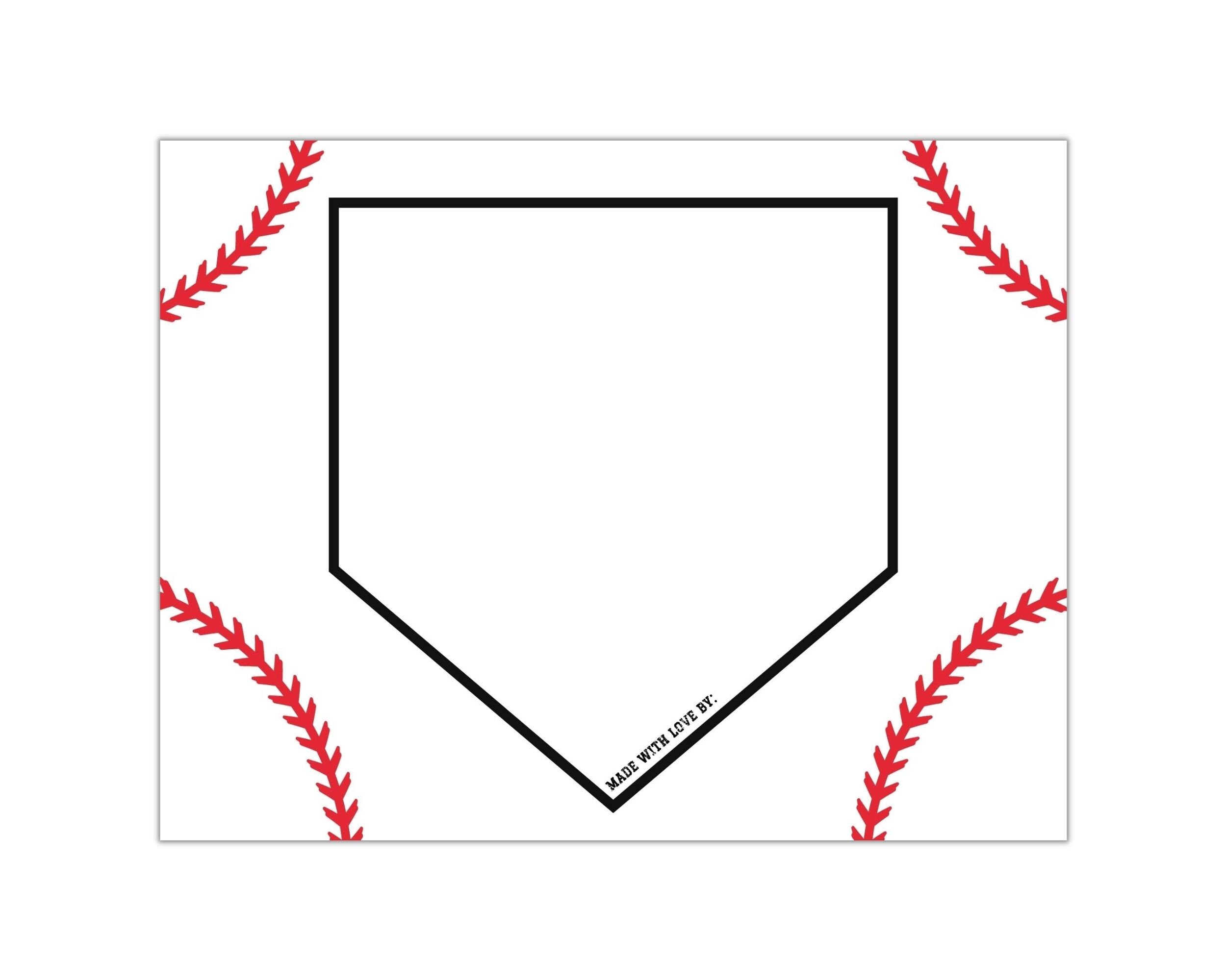 Father's Day Handprint Gift, Printable Handprint Art for Kids, Baseball ...