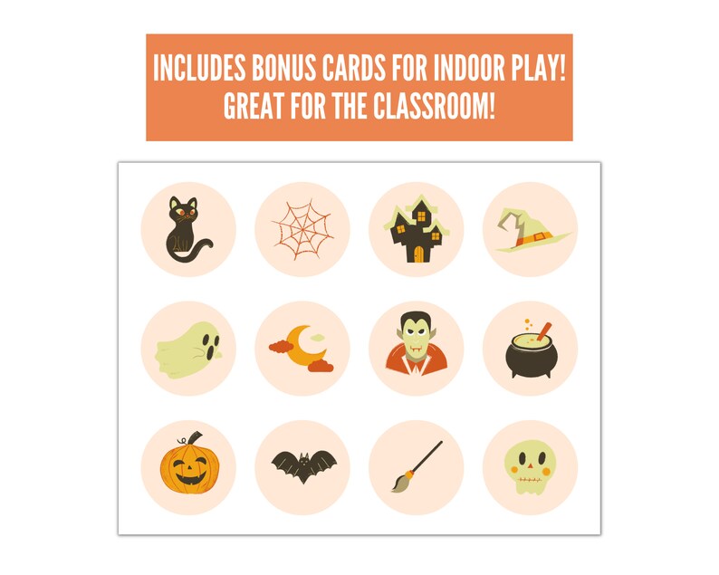 Outdoor Halloween Scavenger Hunt, Printable Halloween Kids Activity ...