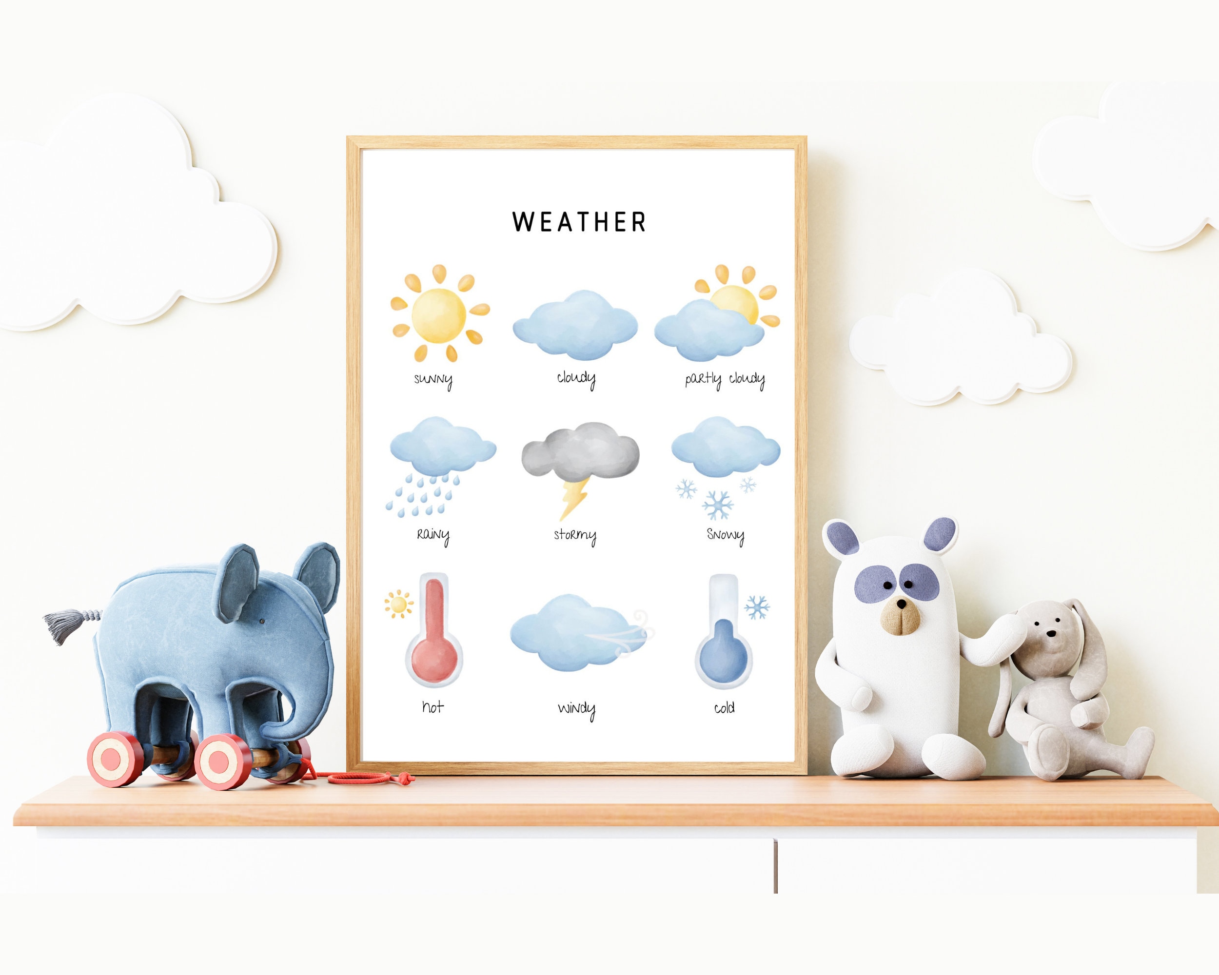 Weather Chart Education Printable Homeschool Resources - Etsy