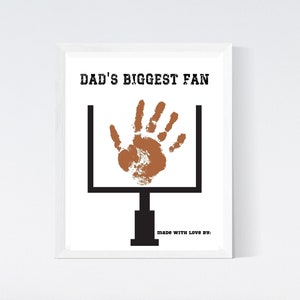 Father's Day Handprint Craft, Printable Father's Day Craft, Father's ...