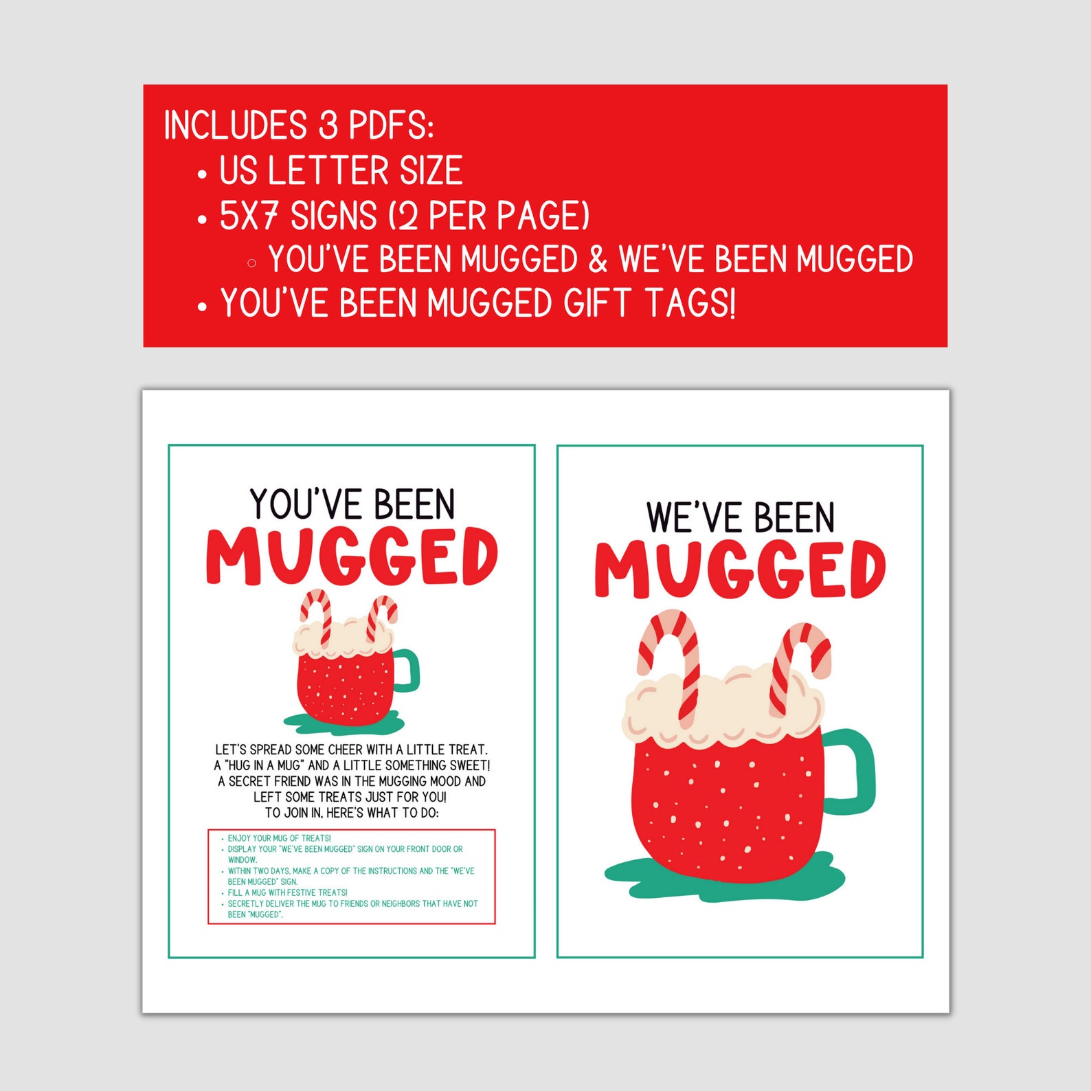 We've Been Mugged, You've Been Mugged, Christmas Game, Christmas ...