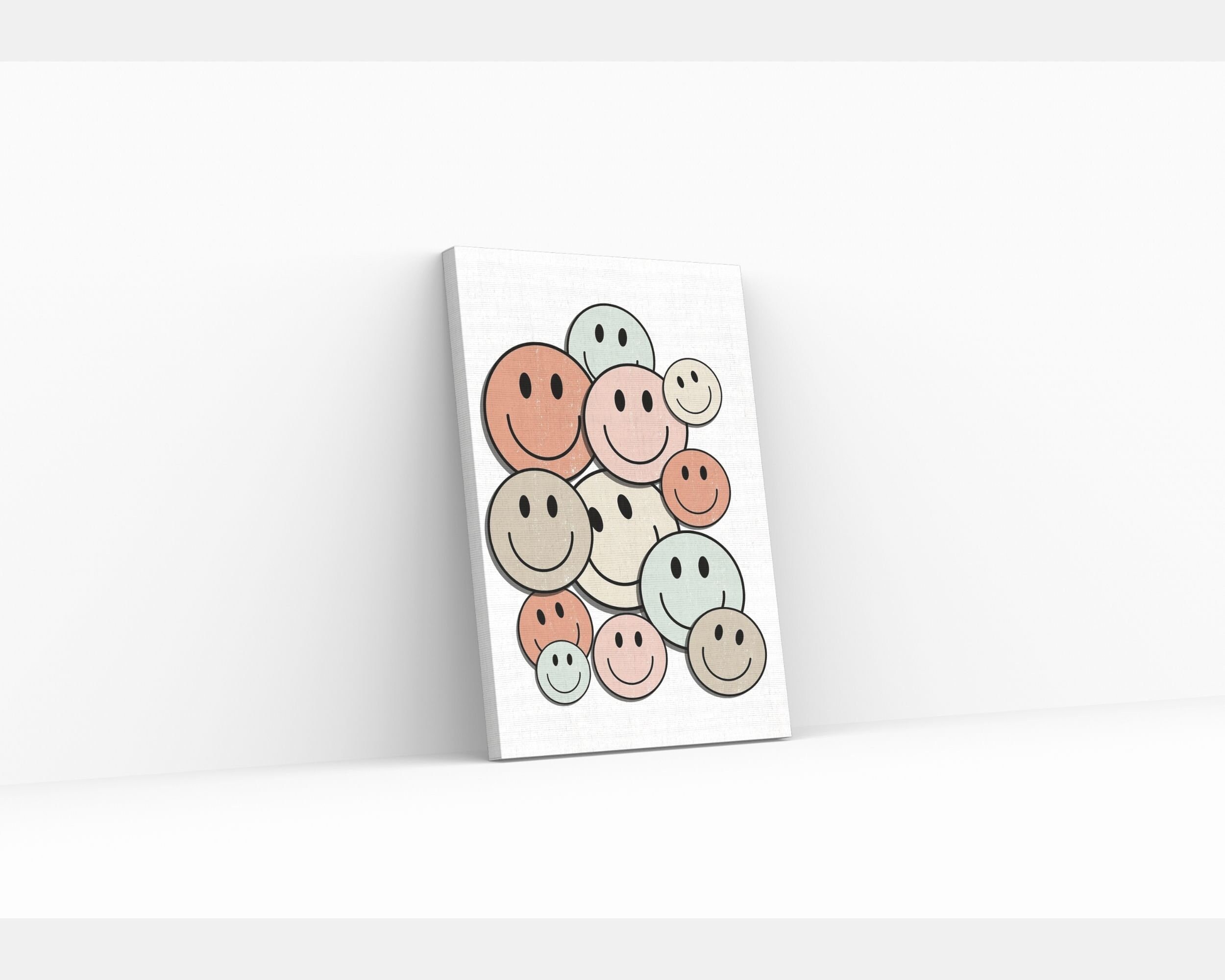 Smiley Face Print, Smiley Print, Smiley Face Wall Art, Printable Wall ...