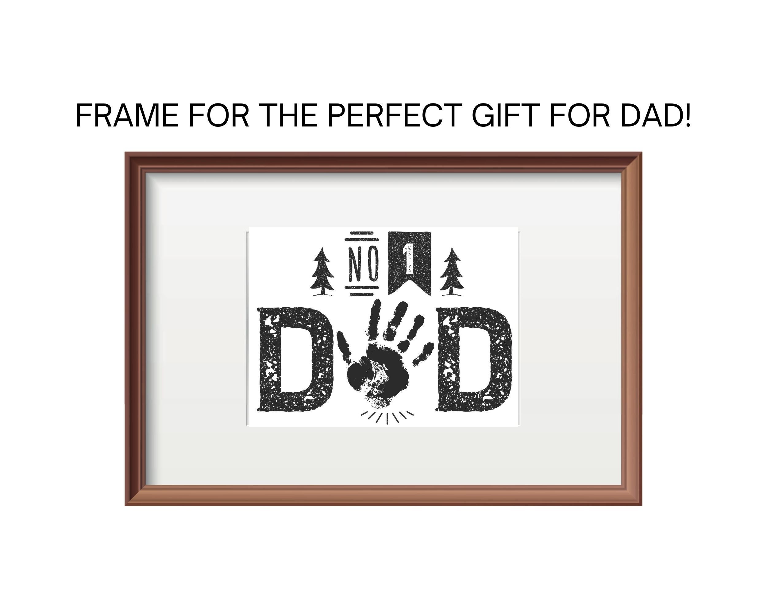 Father's Day Handprint Keepsake, Father's Day Handprint Art, Keepsake ...
