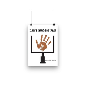 Father's Day Handprint Craft, Printable Father's Day Craft, Father's ...