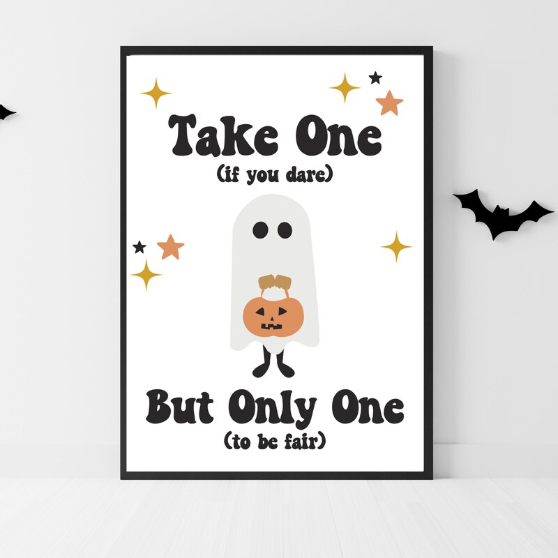 Please Take One Sign - Etsy