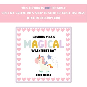 Printable Classroom Valentine Cards for Kids, Valentine Treat Tags ...