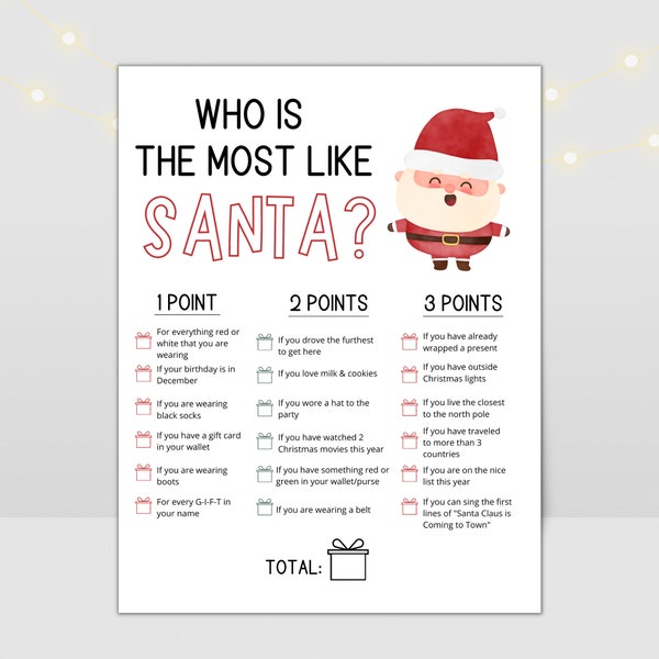 Most Like Santa - Etsy