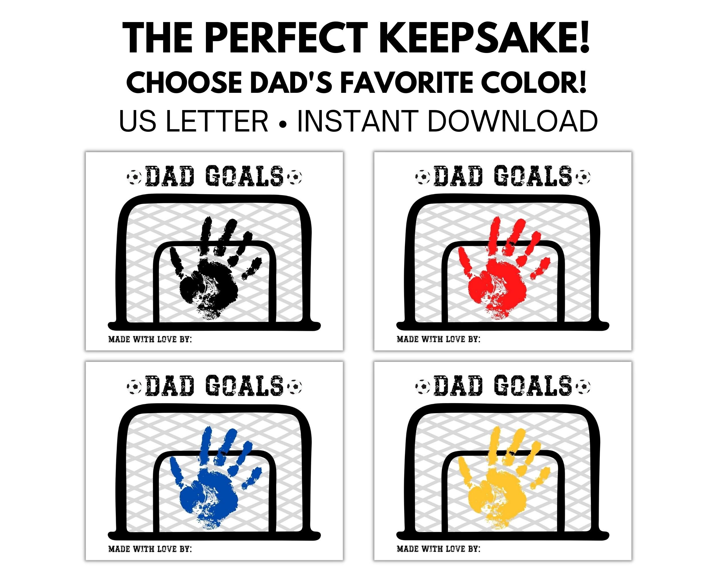 Father's Day Handprint Craft Printable Father's Day - Etsy