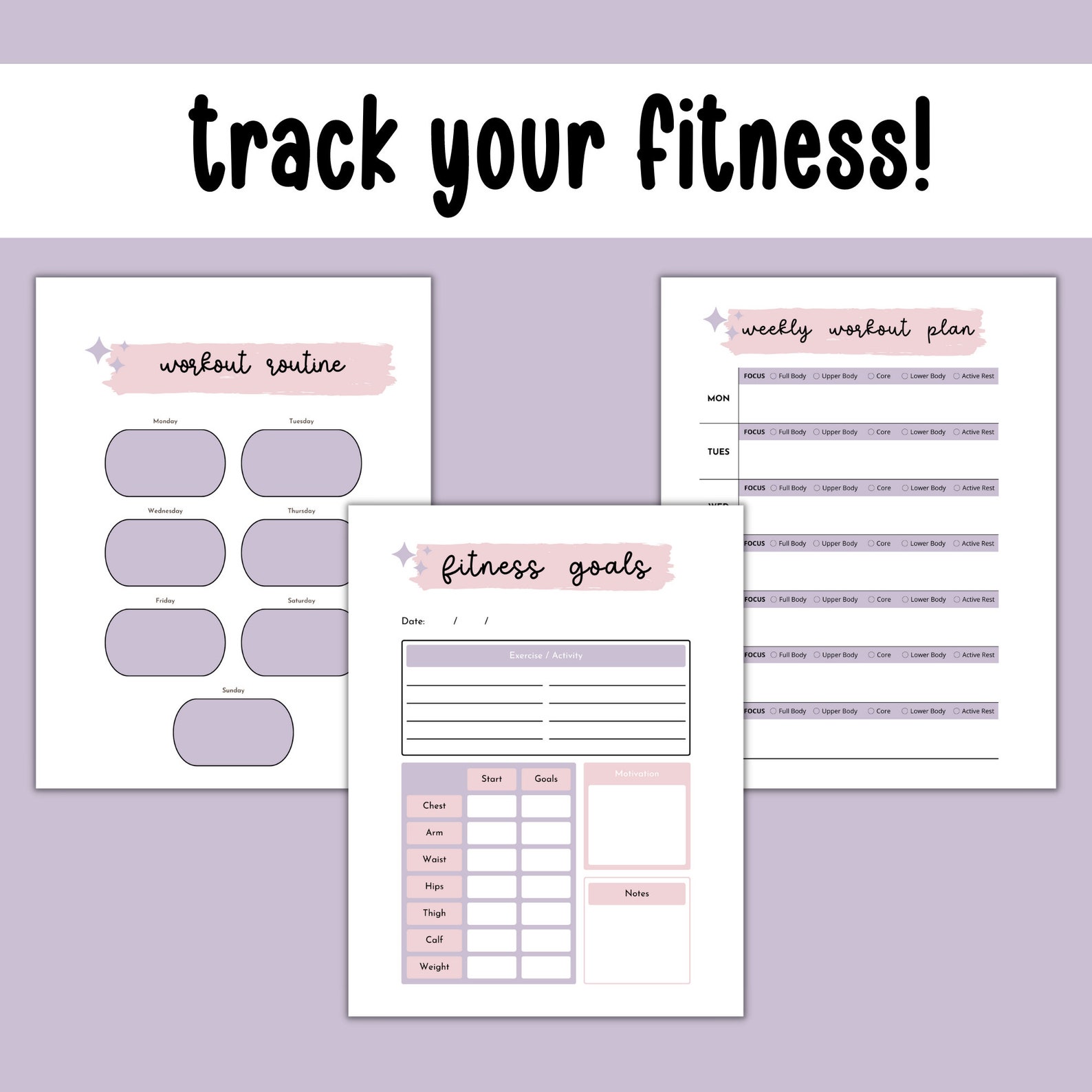 Printable Weight Loss Tracker Journal, Weight Loss Progress, Meal ...