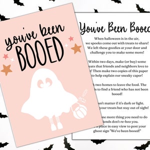 You've Been Booed Printable, You've Been Booed Kit, Halloween Boo Kit ...
