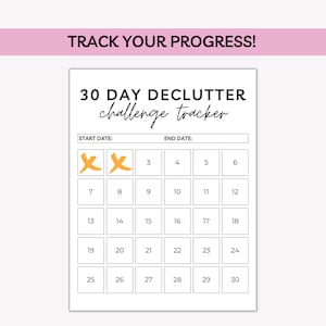 Printable Decluttering Planner - 30 Day Challenge, Ultimate Checklist ...
