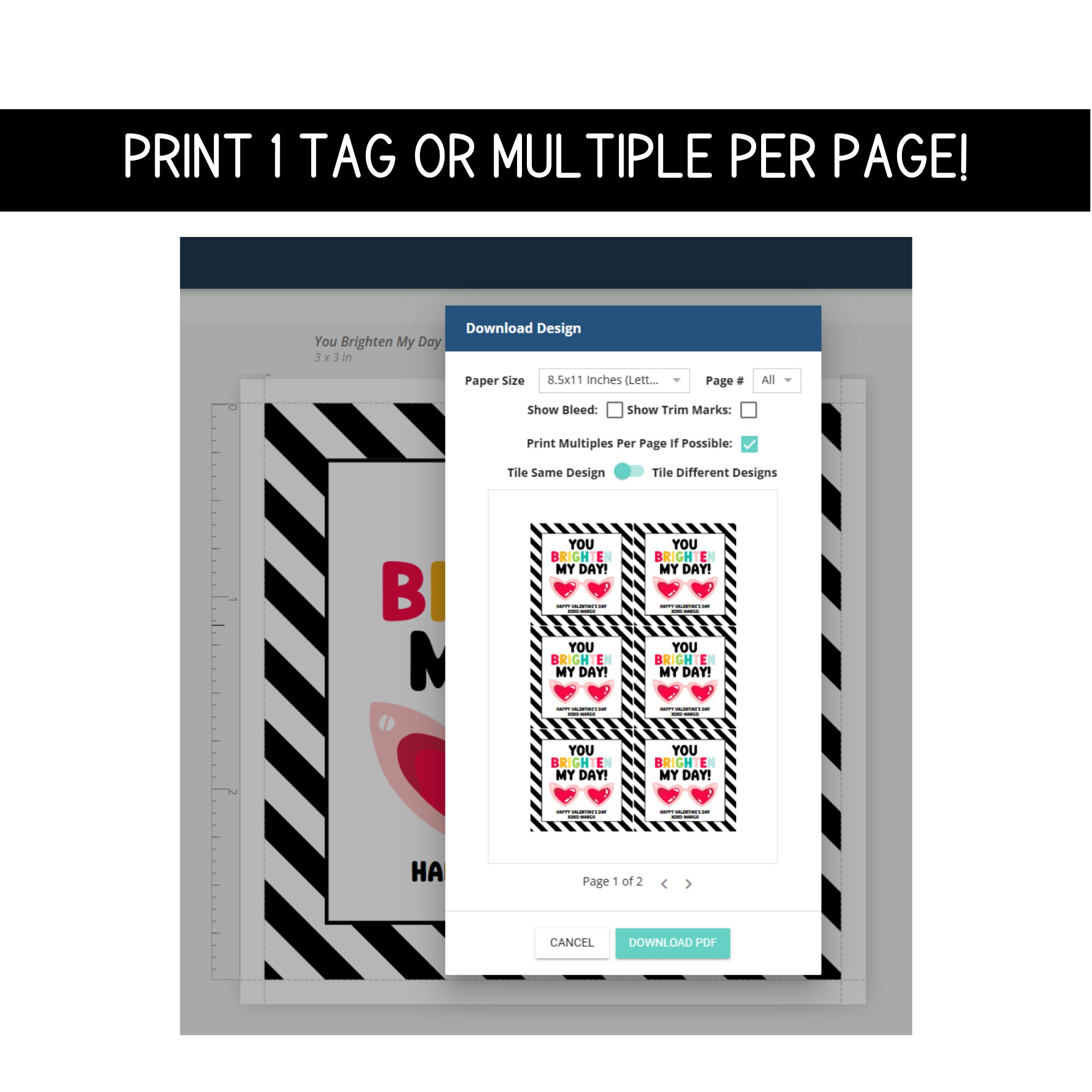 Printable Valentines Day Cards for Kids, Valentine Tags, Heart ...