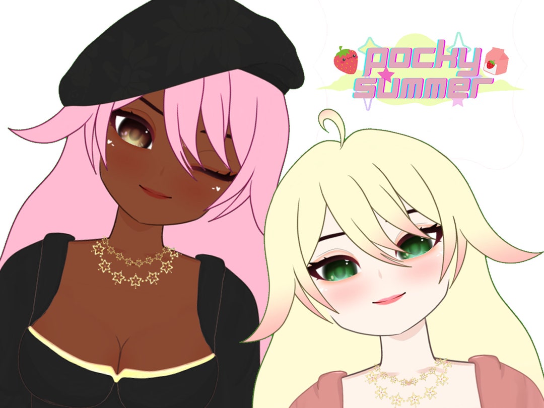 GIRL VTUBER MODEL | Fully Rigged | Vbridger | Premade | Customisable - Etsy