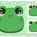 FROG VTUBER PET | Live2d | Kawaii | Frog | Stream Pet | Mascot | for ...