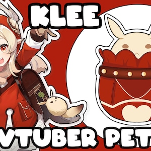 VTUBER PET| KLEE | Dodoco | Genshin Impact | Streaming Assets | Live2d ...